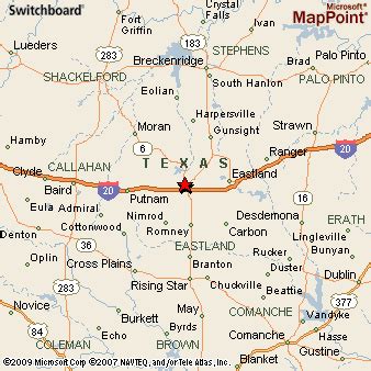 Where Is Cisco Texas See Area Map More