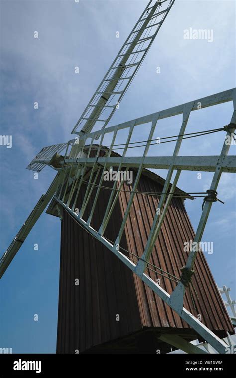 Grain Mill Windmill Spocott Windmill Village Cambridge Md Usa Stock