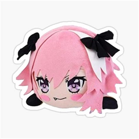 Astolfo Plush Sticker For Sale By Zyro599 Redbubble