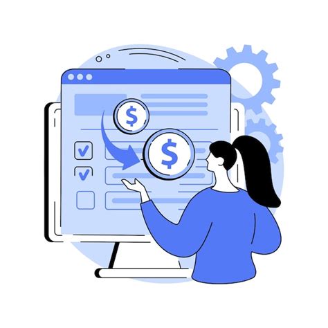 Premium Vector Filing Tax Return Software Abstract Concept Vector Illustration