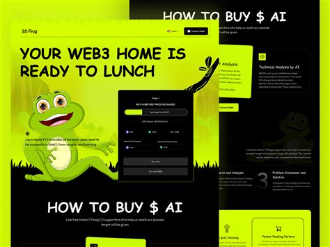 Crypto Token Landing Page On Behance