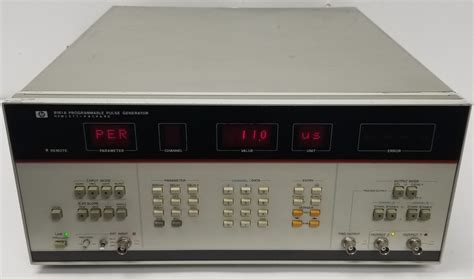 Hewlett Packard 8161a Programmable Pulse Generator