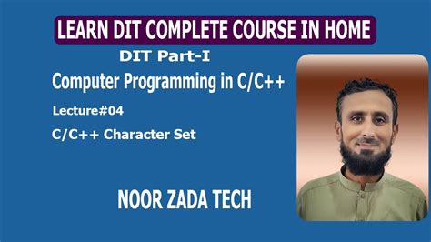 Cc Character Set Lecture04 Youtube