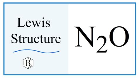 Lewis Dot Structure For N2o Nitrous Oxide Youtube