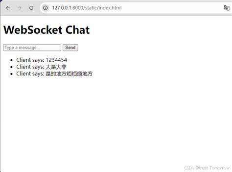 Fastapi之websocketsfastapi Websocket Csdn博客