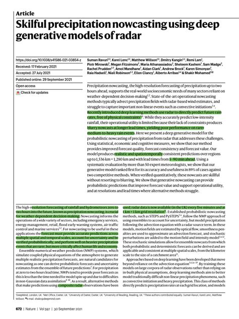 Deepgenerativemodels Pdf Weather Forecasting Numerical Weather Prediction