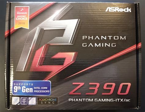 ASROCK Z390 PHANTOM Gaming ITX Ac Motherboard For Intel 9th Gen 90 00 PicClick UK