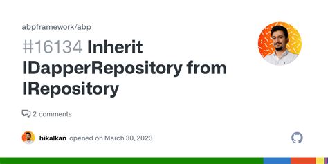 Inherit Idapperrepository From Irepository · Issue 16134
