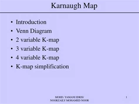 PPT Karnaugh Map PowerPoint Presentation Free Download ID