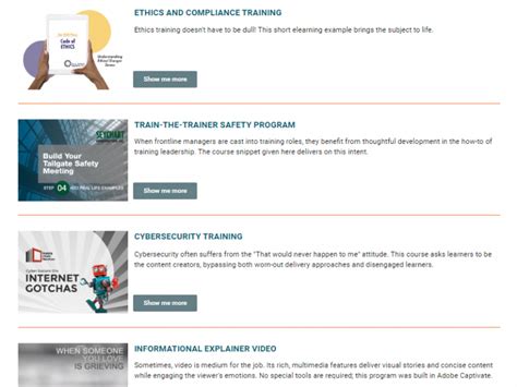 Elearning Portfolio Examples Instructional Design Portfolio Examples