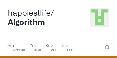 Github Happiestlifealgorithm
