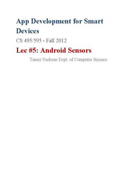 android sensors pdf download free pdf mobile app accelerometer