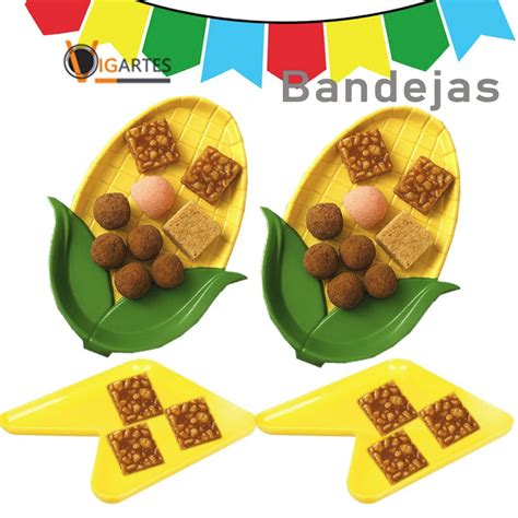 Kit Bandejas Festa Junina Bandejas Para Festa Caipira Elo7