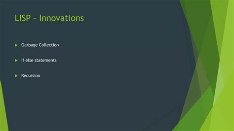 Cobol Lisp And Python Ppt