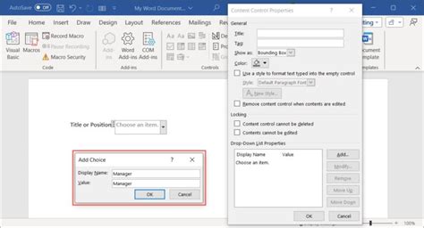 How To Create A Fillable Form In Microsoft Word Make Tech Easier