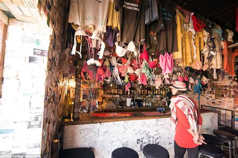 South African Bar Became A Tourist Attraction After Sex Shop Graffiti Prank Daily Mail Online