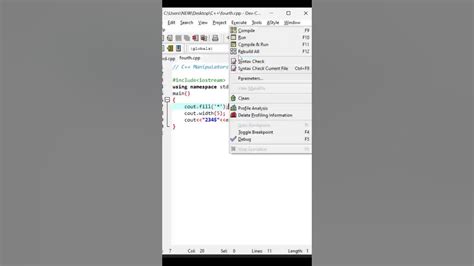 Class 4 Manipulators In C Shorts Cplusplusprogramming