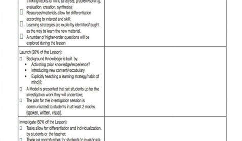 Lesson Plan Feedback Template Valuable Lesson Plan Feedback Template 14