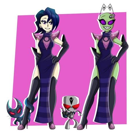 Tak human e irken Invasor zim Diseño arte pop Chicas arte cómico