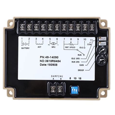 ZJCHAO Module de contrôle de vitesse pour groupe électrogène Accessoires Cdiscount Bricolage