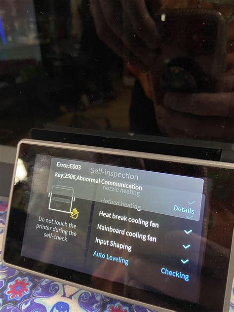 Failing Self Inspection Auto Level E003 Key 2506 Abnormal Communication Error Stuck In Start