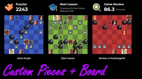 How To Get Custom Pieces Custom Board On Youtube