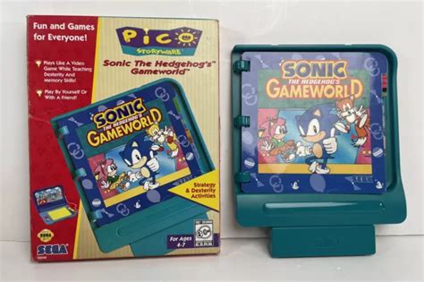 SEGA PICO SONIC The Hedgehogs Gameworld RARE NO MANUALS TESTED WORKS PicClick UK