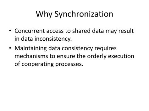 Ppt Process Synchronization Powerpoint Presentation Free Download Id6560362