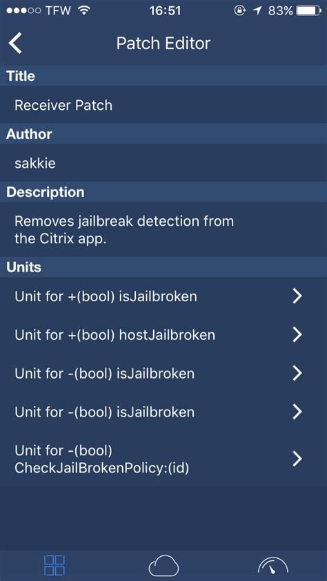 [question] Bypassing Jailbreak Detection For Citrix Receiver Ios 10 2