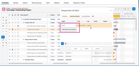Gantt Lwc Defining Task Relationships Predecessors Inspire