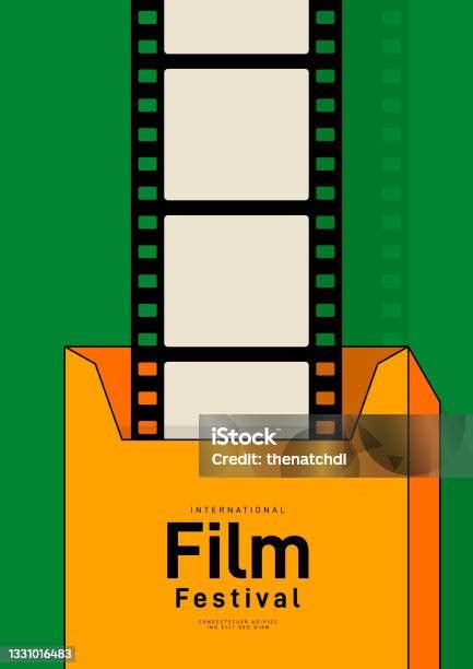 빈티지 필름 스트립과 영화 및 영화제 포스터 디자인 템플릿 배경 영화에 대한 스톡 벡터 아트 및 기타 이미지 영화 영화 산업 카메라 필름 Istock
