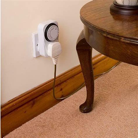 3 Pin Uk Plug 24 Hour Timer Wall Socket Mains Time Vicedeal