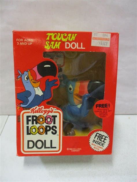 1984 Kelloggs Froot Loops Toucan Sam Doll 4545523496