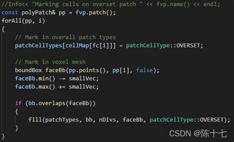 Openfoam V2006重叠网格挖洞问题研究以及overset代码解析（六）markboundary函数openfoam Voxels