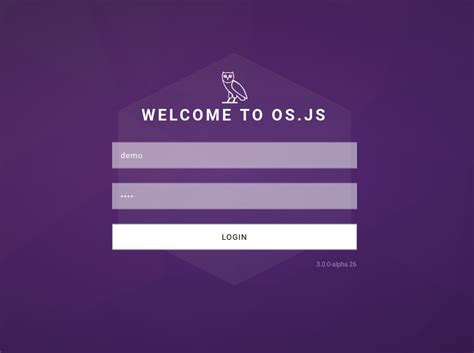 Login Guide OS Js Web Desktop Manual