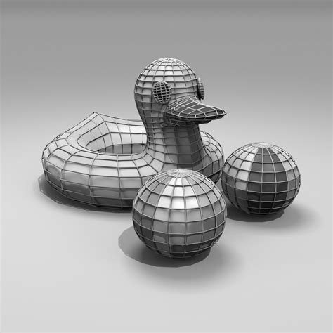 Duck Float 3d Model Duck Float 3d Model
