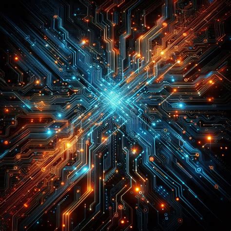 Abstract Circuit Board Pattern Stock Image Image Of Futuristic Digital 320015793