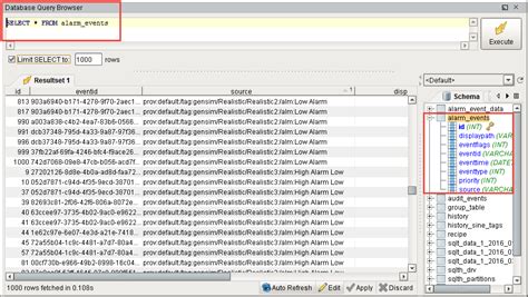 Journal Properties And Tables Ignition User Manual