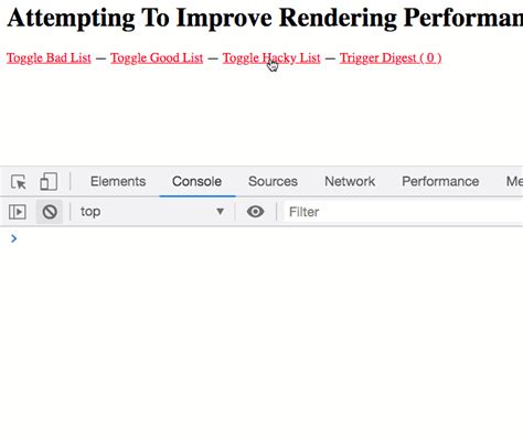 Attempting To Improve Rendering Performance Of A Large List View In Angularjs 1222