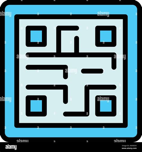 Code Reader Icon Outline Vector Qr Scan Data Barcode Color Flat Stock Vector Image And Art Alamy
