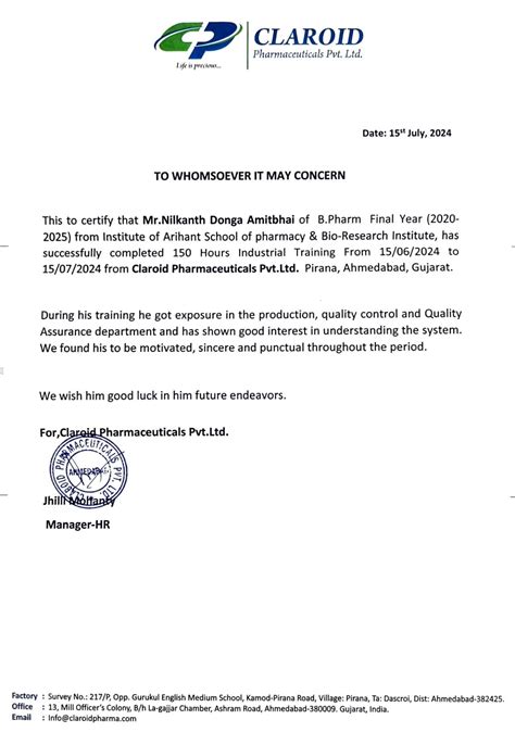 Thrilled To Share That I Have Successfully Completed My Internship At