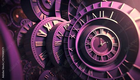 Chrono Portals Time Travel Through Strange Clock Faces And Symbols