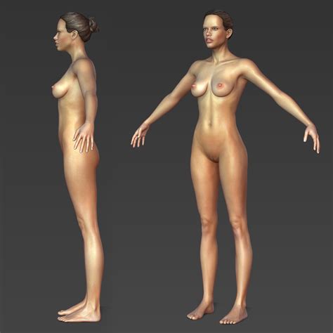 D Zbrush Female Andrea Model