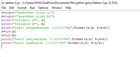 Github Galvaal Latihan Python