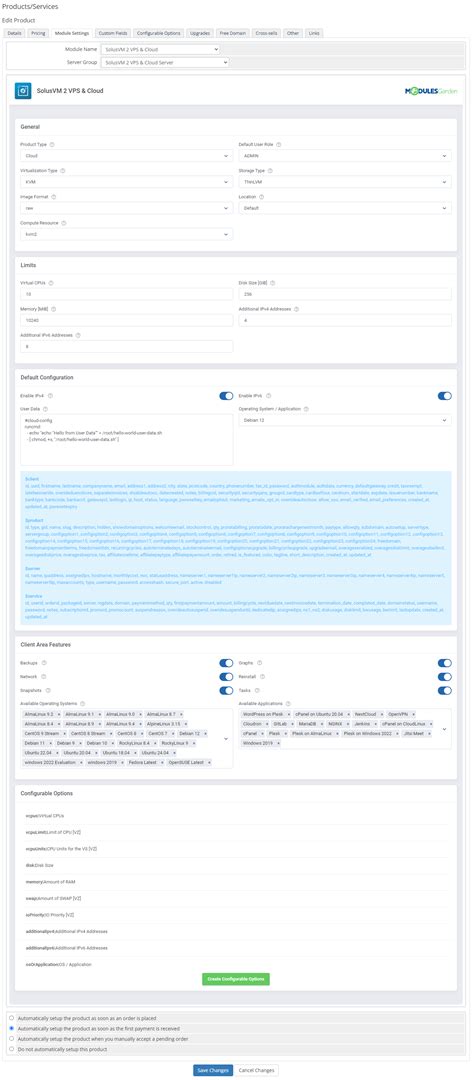 Solusvm 2 Vps And Cloud For Whmcs Modulesgarden
