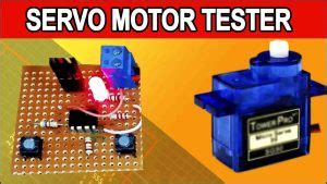 How To Make Servo Motor Tester Using 555 IC TRONICSpro
