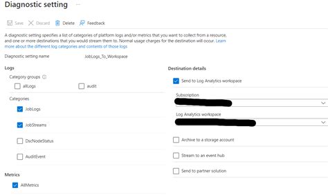 Azure Automation Jobs That Completed With Errors Jobstreams Data Not