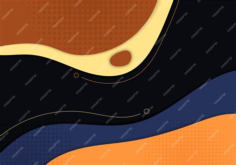 Premium Vector Abstract Concept Colors Design Decorative Artwork Overlapping Style With