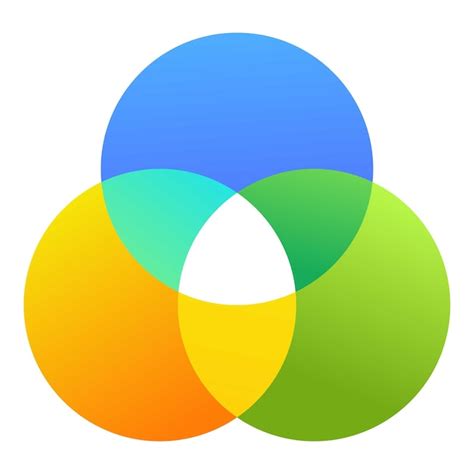 premium vector colorful interlocking circles representing connection and collaboration