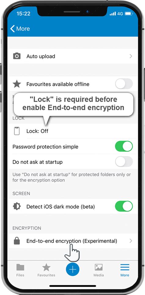 How To Turn On And Turn Off End To End Encrypted On IOS Allsync